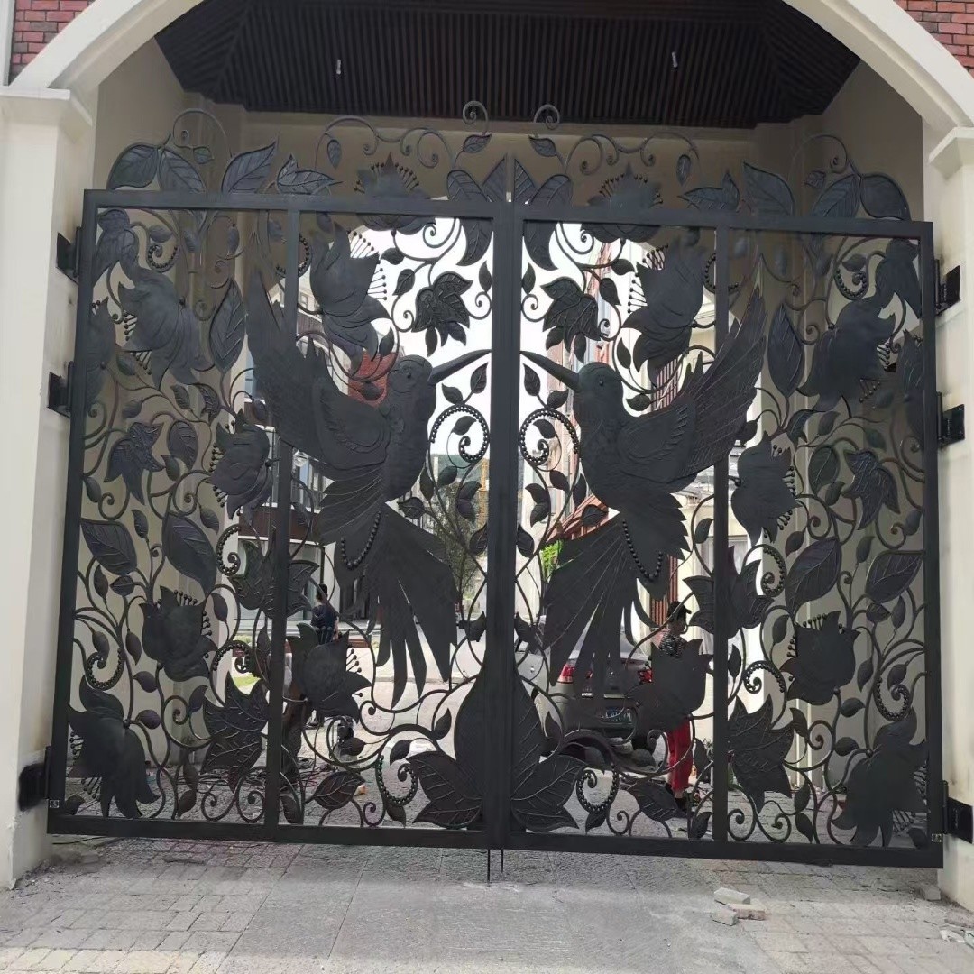 Home Villa Wrought Iron Gates Designs For Sale
