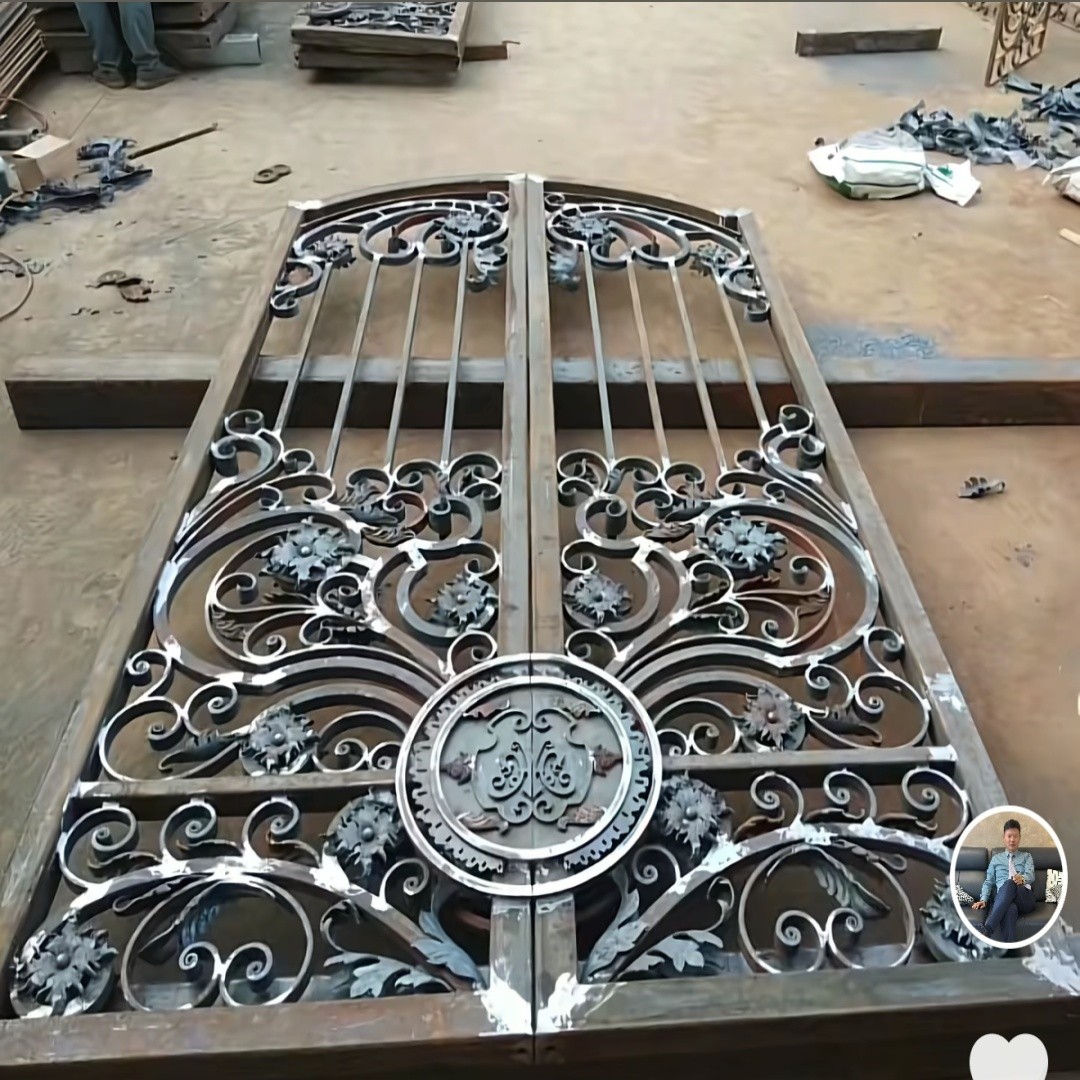Home Driveway Gates Wrought Iron Gates Design For Sale - Wrought Iron ...